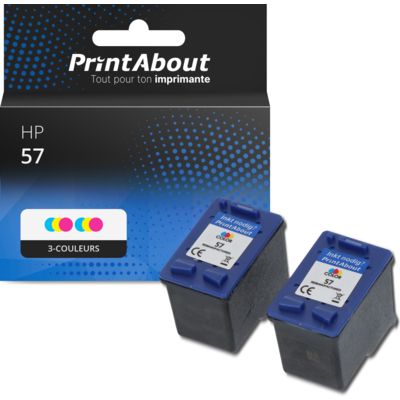 Marque propre HP 57 Cartouche d'encre 3-couleurs (C6657AE) Multipack ...