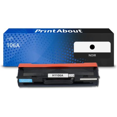 Marque propre HP 106A Toner Noir (W1106A) | PrintAbout