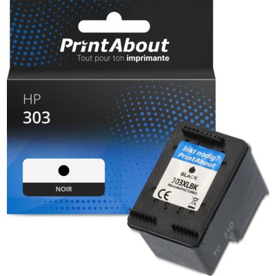 Marque propre HP 303 Cartouche d'encre Noir (T6N02AE) | PrintAbout