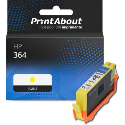 Marque propre HP 364 Cartouche d'encre Jaune (CB320EE) | PrintAbout